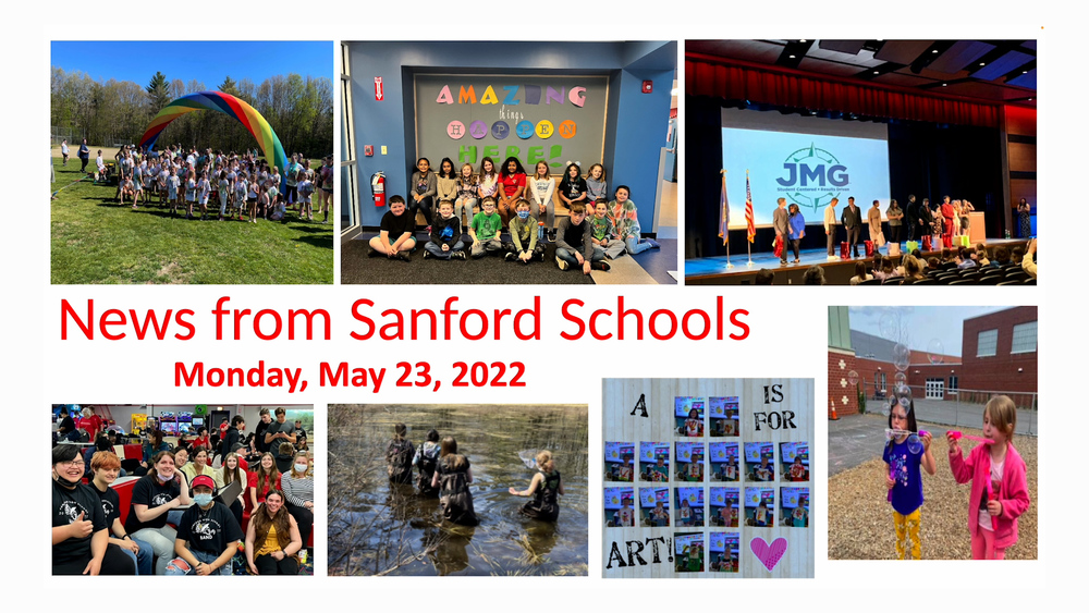 News From Sanford Schools, May 23rd | Sanford School Department